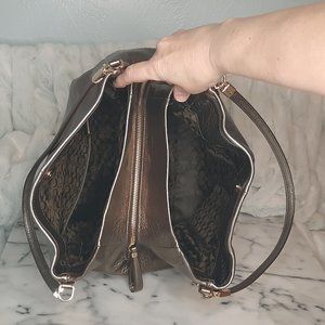 Coach | Bags | Coach Metallic 3 Section Purse | Poshmark